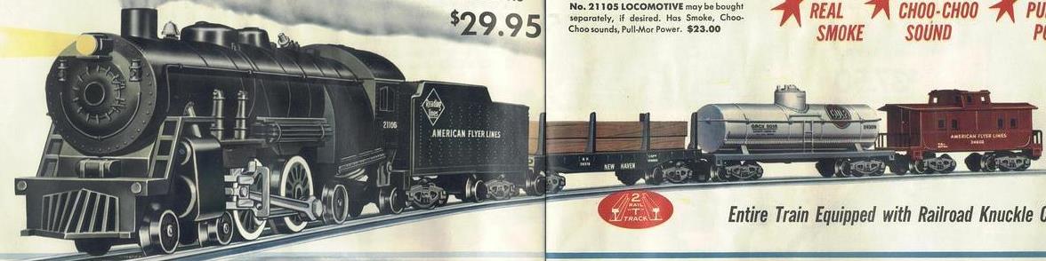 A.C. Gilbert #20415 Black Diamond Train Set - NASG