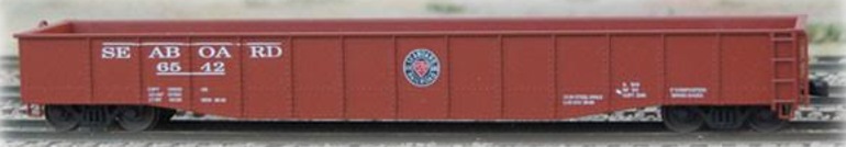 American Models Seaboard Air Line (SAL) Steel-sided, Fishbelly Gondolas ...