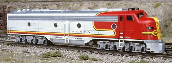 American Models Atchison Topeka & Santa Fe (ATSF) E8/9 - NASG