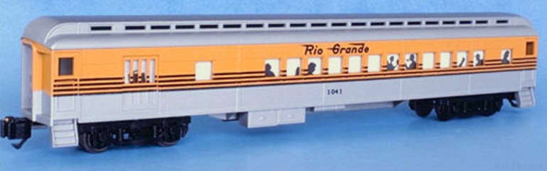 Denver & Rio Grande Western (D&RGW) Passenger Car (heavyweight) Combine ...