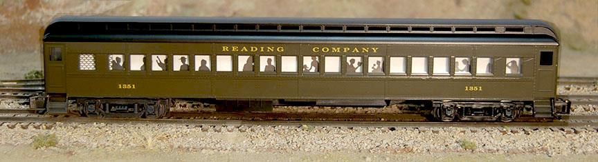 Reading (RDG) Passenger Car (heavyweight) Coach - NASG