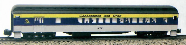 Chesapeake & Ohio (C&O) Passenger Car (heavyweight) Combine - NASG