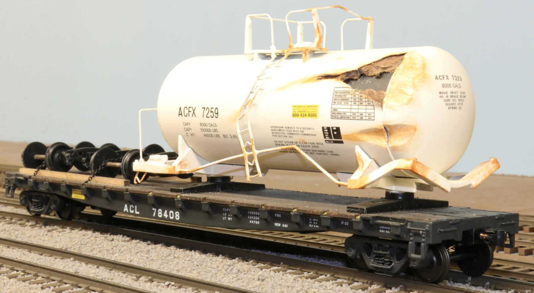 Iron Rail Models Atlantic Coast Line (ACL) General Service Flat Cars - NASG