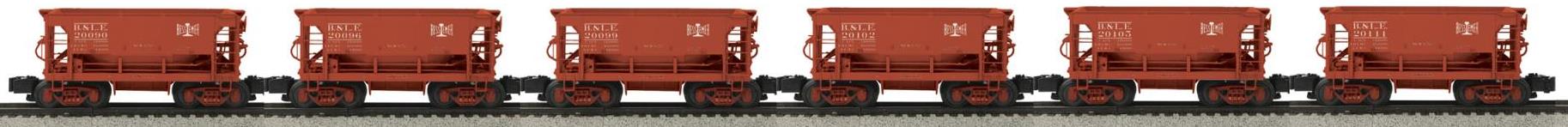 MTH Electric Trains Bessemer & Lake Erie (BLE) Ore Cars - NASG