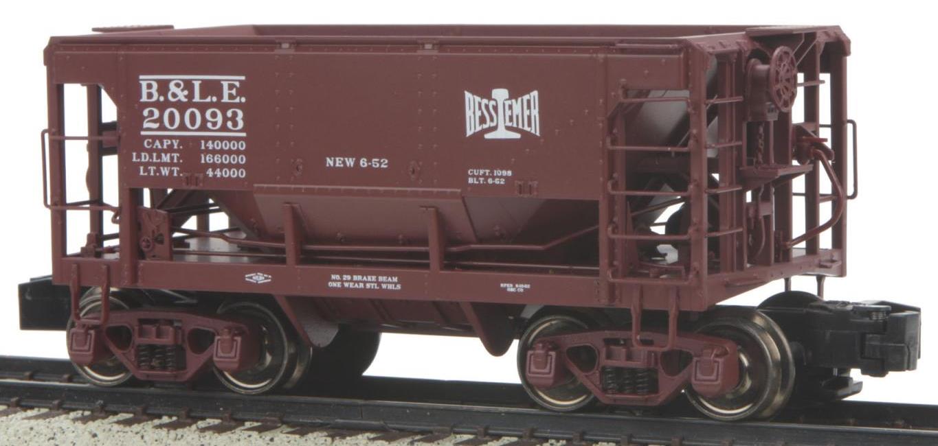 MTH Electric Trains Bessemer & Lake Erie (BLE) Ore Cars - NASG