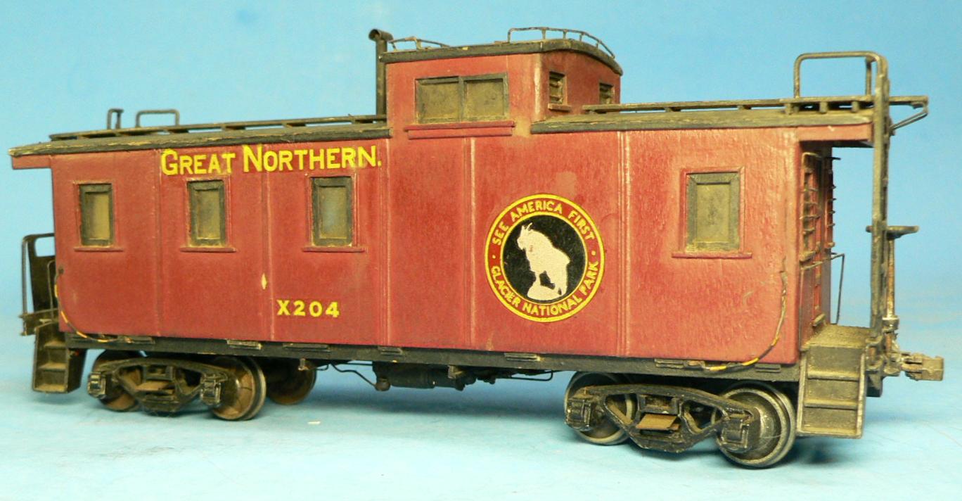 Kinsman Scale Models Great Northern (GN) Off-center-cupola Cabooses - NASG