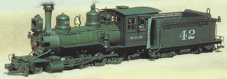 Railmaster Exports 2-8-0: Rio Grande Southern (RGS) #42 - NASG