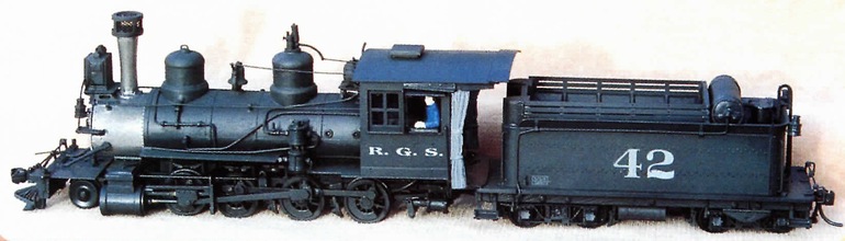 Railmaster Exports 2-8-0: Rio Grande Southern (RGS) #42 - NASG