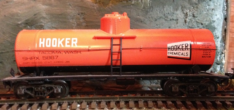 Hooker Chemicals Tank Car 1-dome - NASG