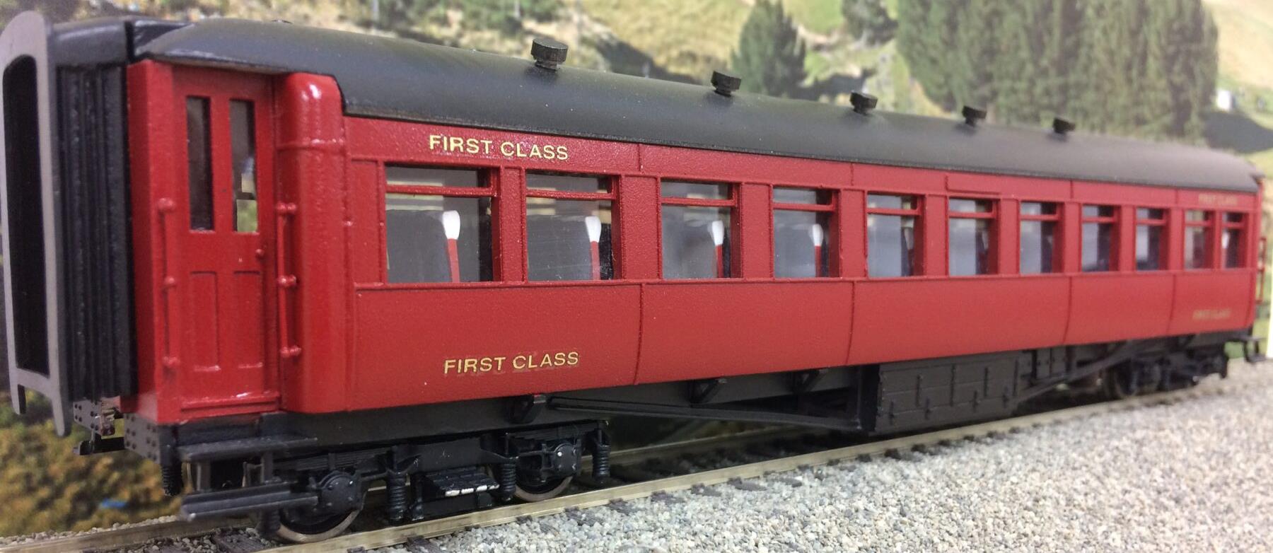 South Dock Models New Zealand Railway Lightweight Coach Passenger Cars ...