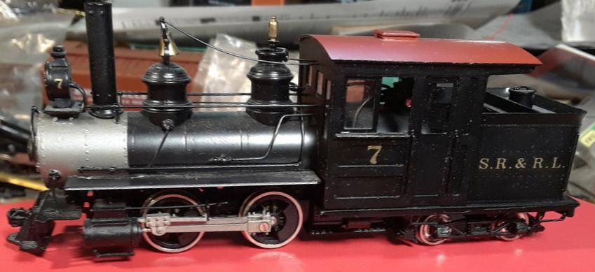 Train & Trooper 0-4-4T: Sandy River & Rangeley Lakes (SR&RL) #7 - NASG