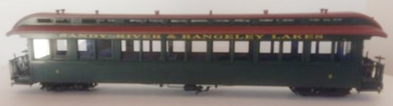 Train & Trooper Sandy River & Rangeley Lakes (SR&RL) Heavyweight Parlor ...
